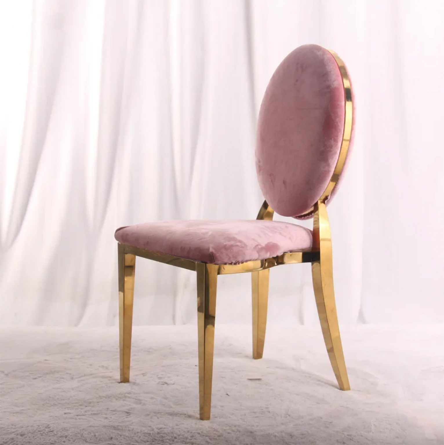 Blush & Gold Dior Luxury Chairs - Buo Events